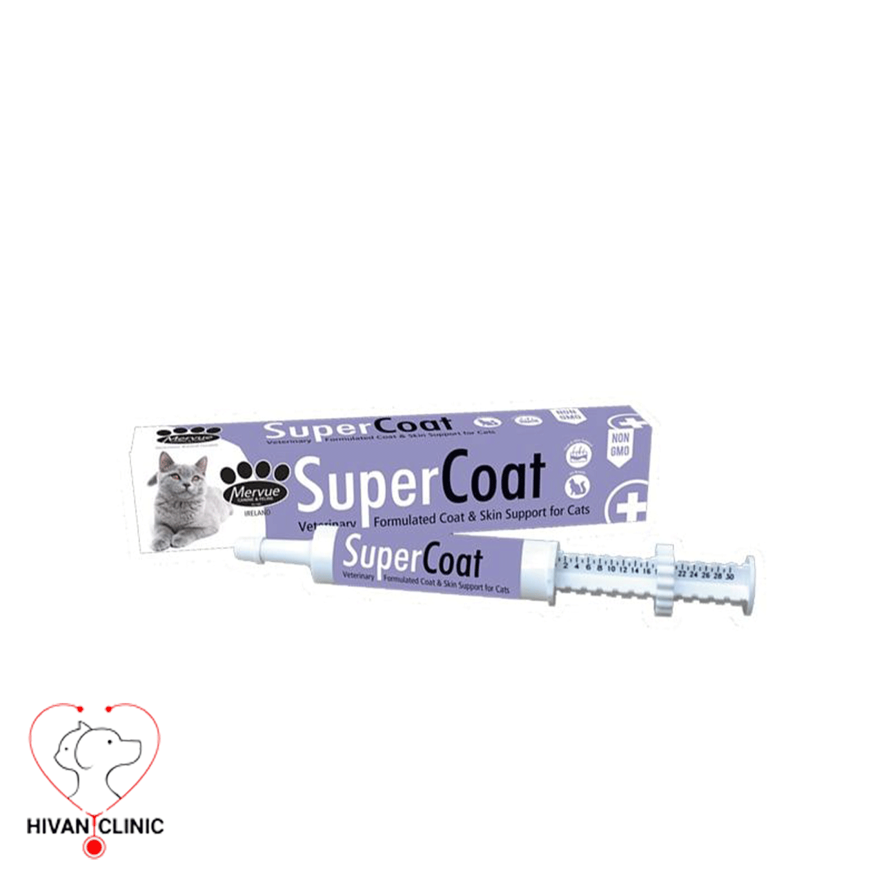 مکمل خمیری برند مرو مدل سوپر کت (SuperCoat 30ml - Mervue) - فروشگاه آنلاین هیوَن پت
